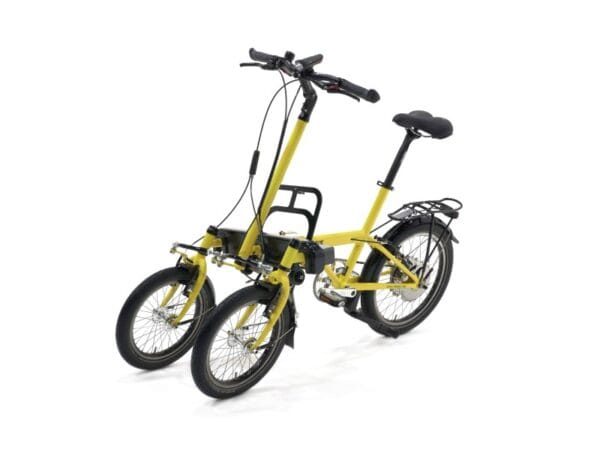SPLIT folding electric tricycle. Safe, stable and foldable e-trike